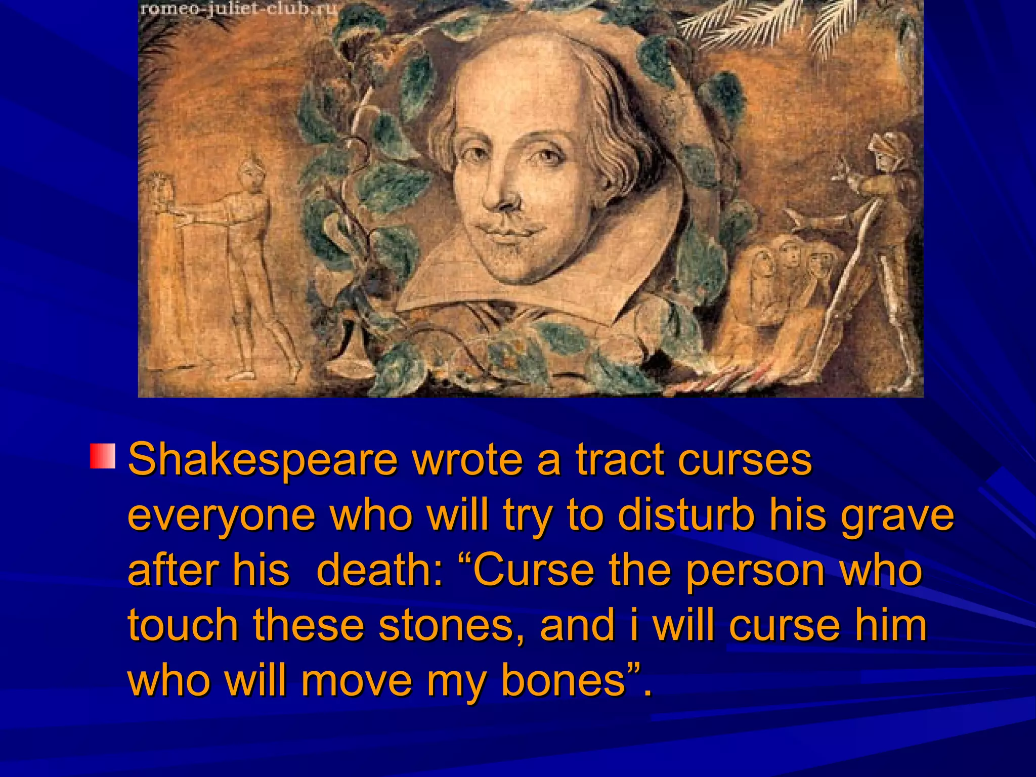 Interesting facts about shakespeare овсейчук анастасия 9 класс | PPT