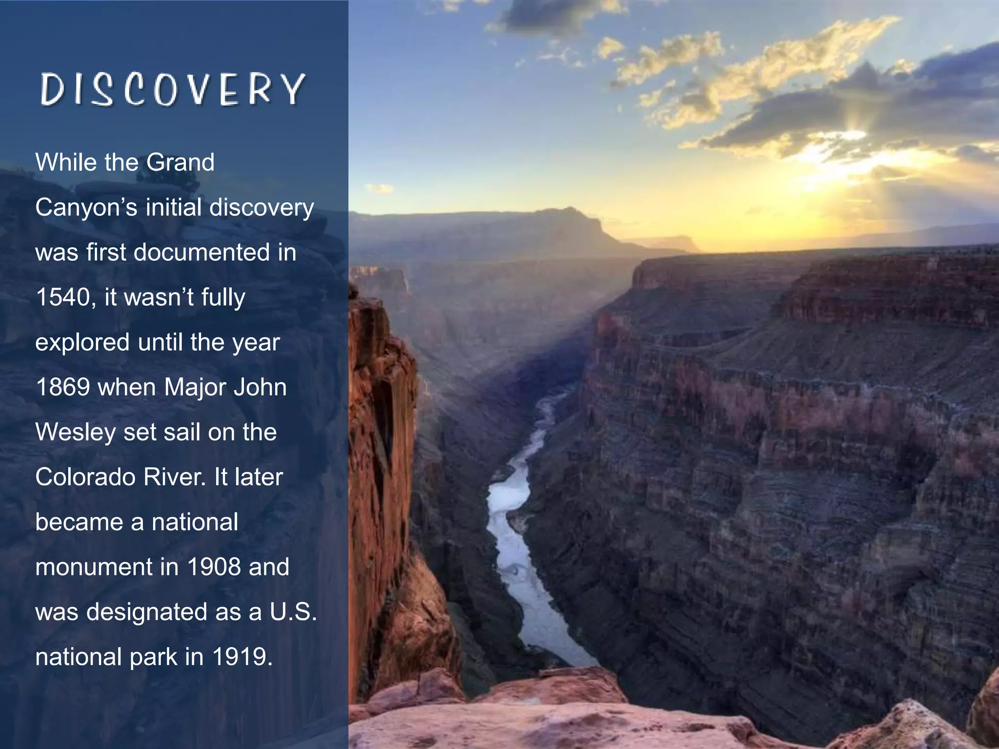 Interesting facts about the grand canyon | PPT