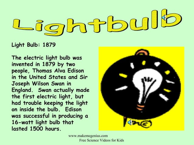 Interesting inventions for kids | PPT | Science