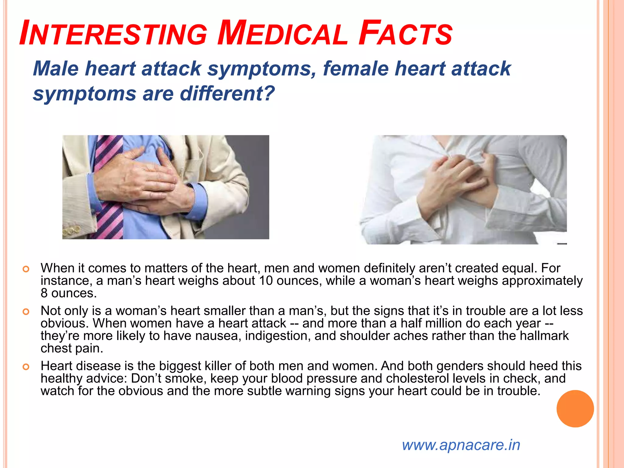 Interesting medical facts | PPTX | Cancer | Diseases and Conditions