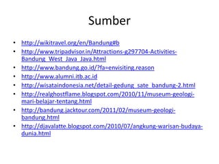 Interesting places in bandung | PPTX