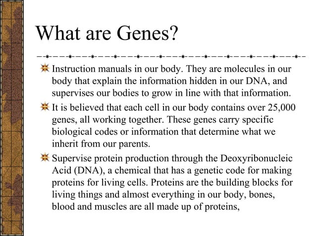 Interesting Facts about Genetics | PPT