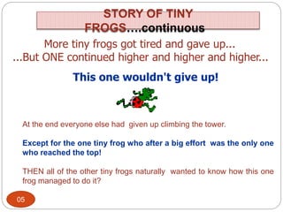 Interesting story of tiny frogs | PPTX