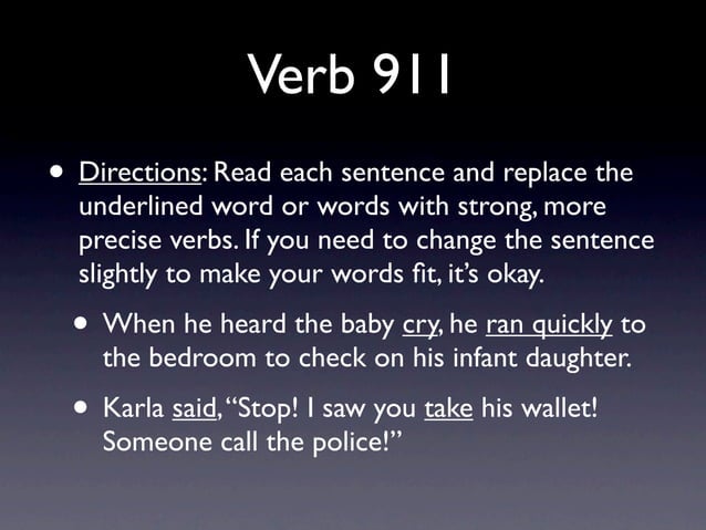 Interesting Verbs | PPT