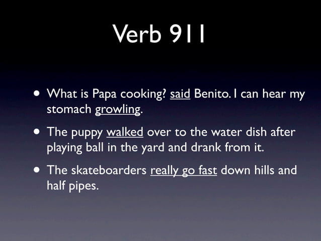 Interesting Verbs | PPT