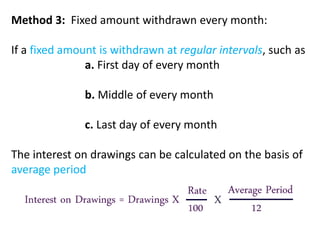 Interest on drawing0 | PPTX