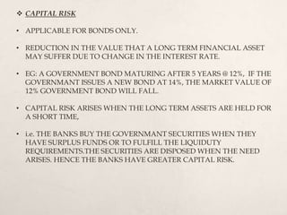 Interest rate risk | PPTX