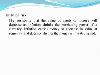 Interest rate analysis, inflation risk and yield.pptx