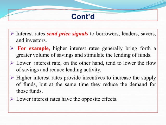 INTEREST RATE DETERMINATION(1).pptx | Stocks and Bonds | Personal Investing