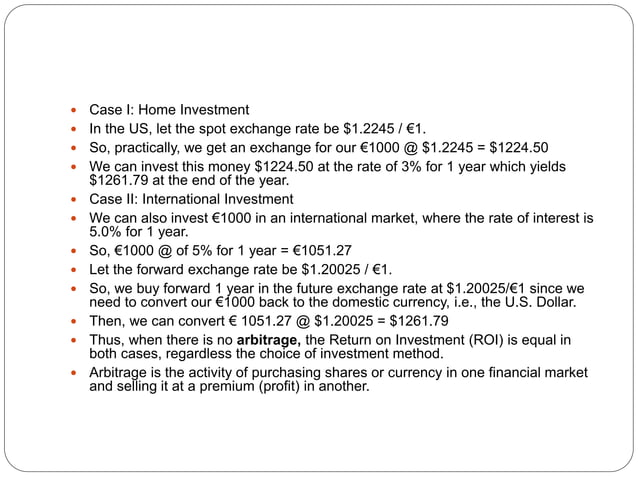 Interest rate differential | PPTX | Stocks and Bonds | Personal Investing