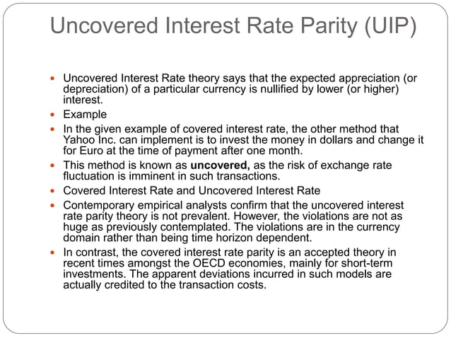 Interest rate differential | PPTX | Stocks and Bonds | Personal Investing
