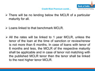 Interest rate policy on advances.pptx