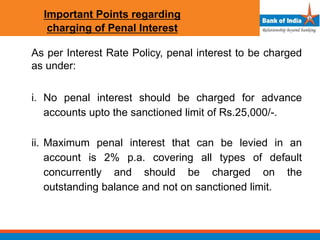 Interest rate policy on advances.pptx