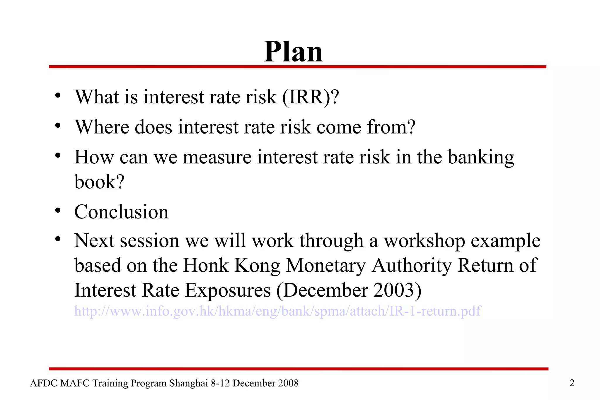 Interest Rate Risk And Management | PPT | Stocks and Bonds | Personal ...