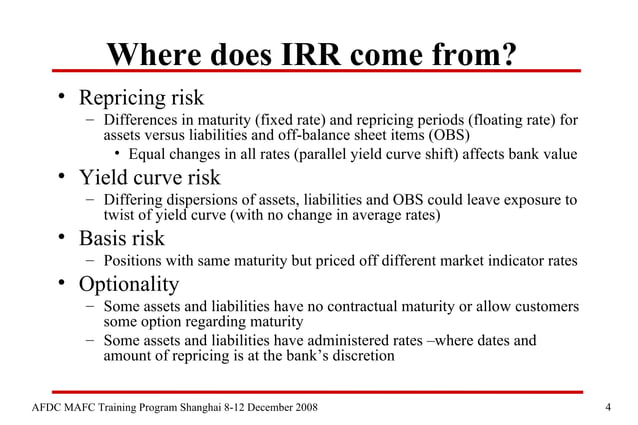 Interest Rate Risk And Management | PPT | Stocks and Bonds | Personal ...