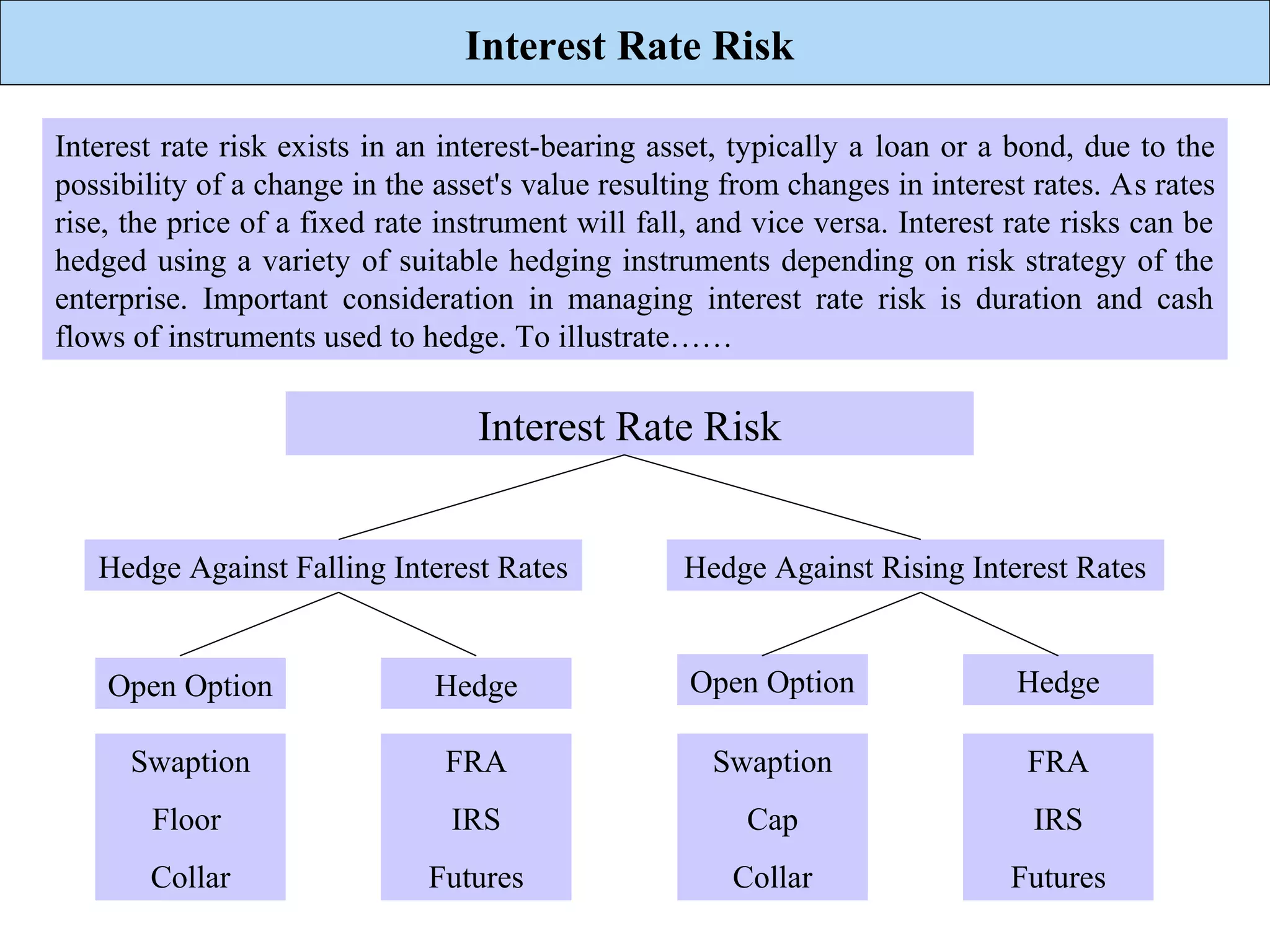 Interest Rate Risk | PPT