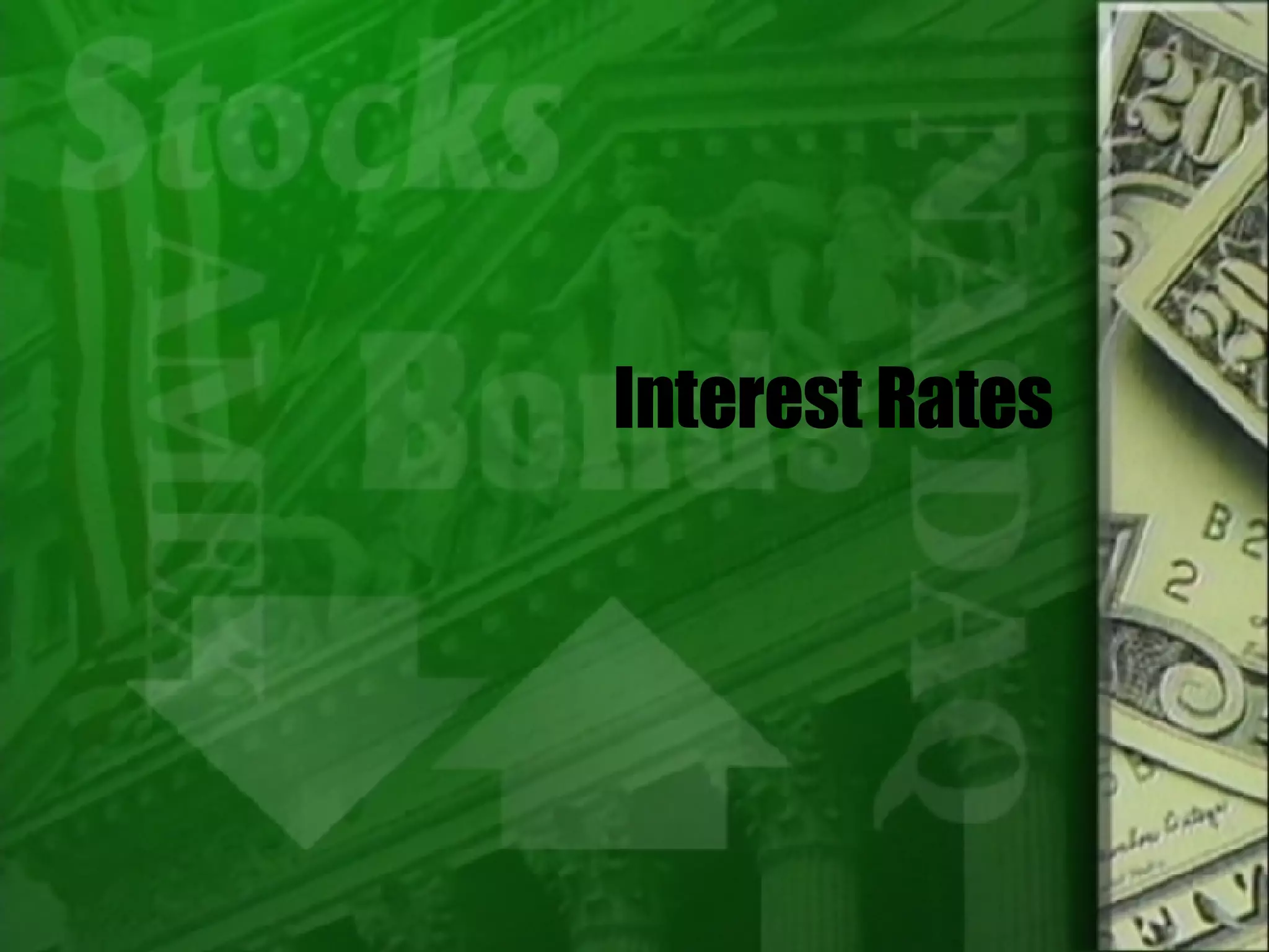 Interest Rates | PPT