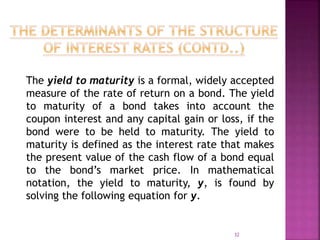 Interest Rate Theory | PPTX