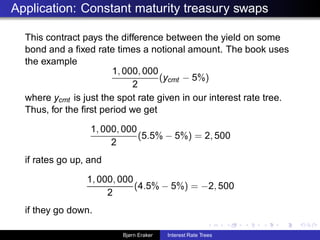 Interest rate trees | PPT