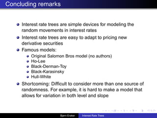Interest rate trees | PPT