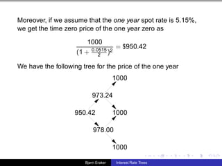Interest rate trees | PPT