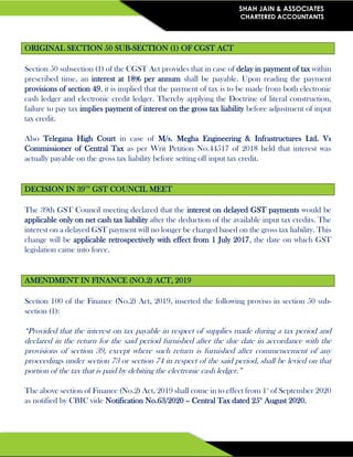Interest u/sec.50(1) of CGST Act | PDF