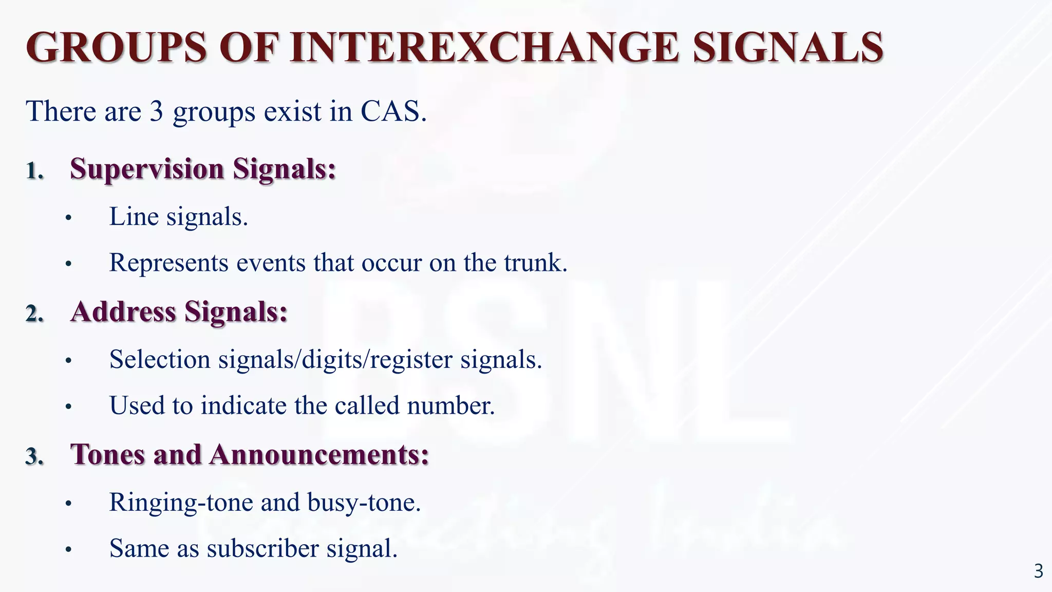 Interexchange signaling | PPTX