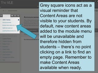 Introduction to the module interface in Blackboard Learn 9.1: Edit Mode ON | PPT