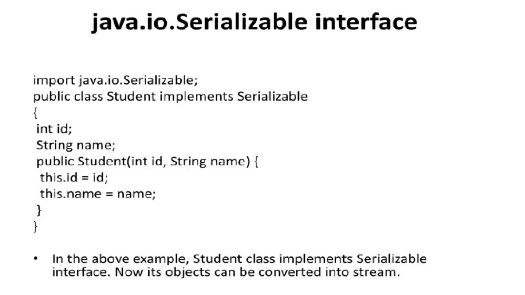 Interface In Java Explained In Detailed Form Ppt
