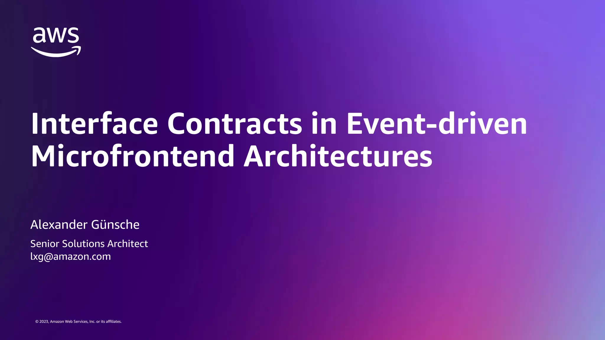 apidays Helsinki & North 2023 - Interface Contracts in Event-driven Microfrontend Architectures ...