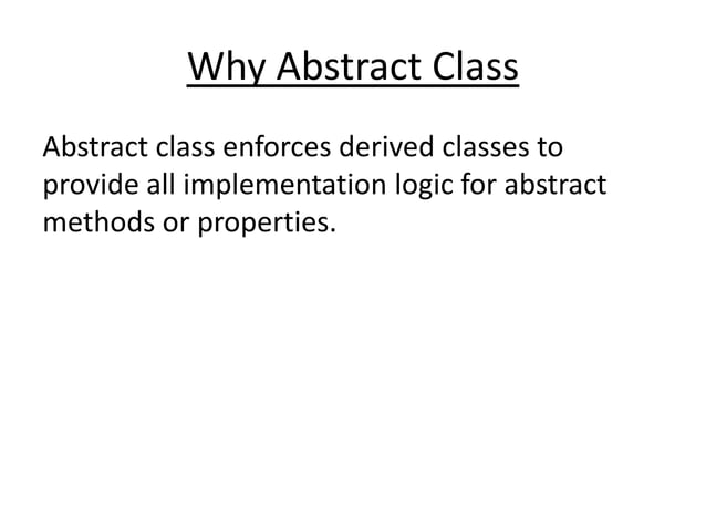 Interface and abstraction | PPT