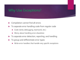 Interface andexceptions | PPT
