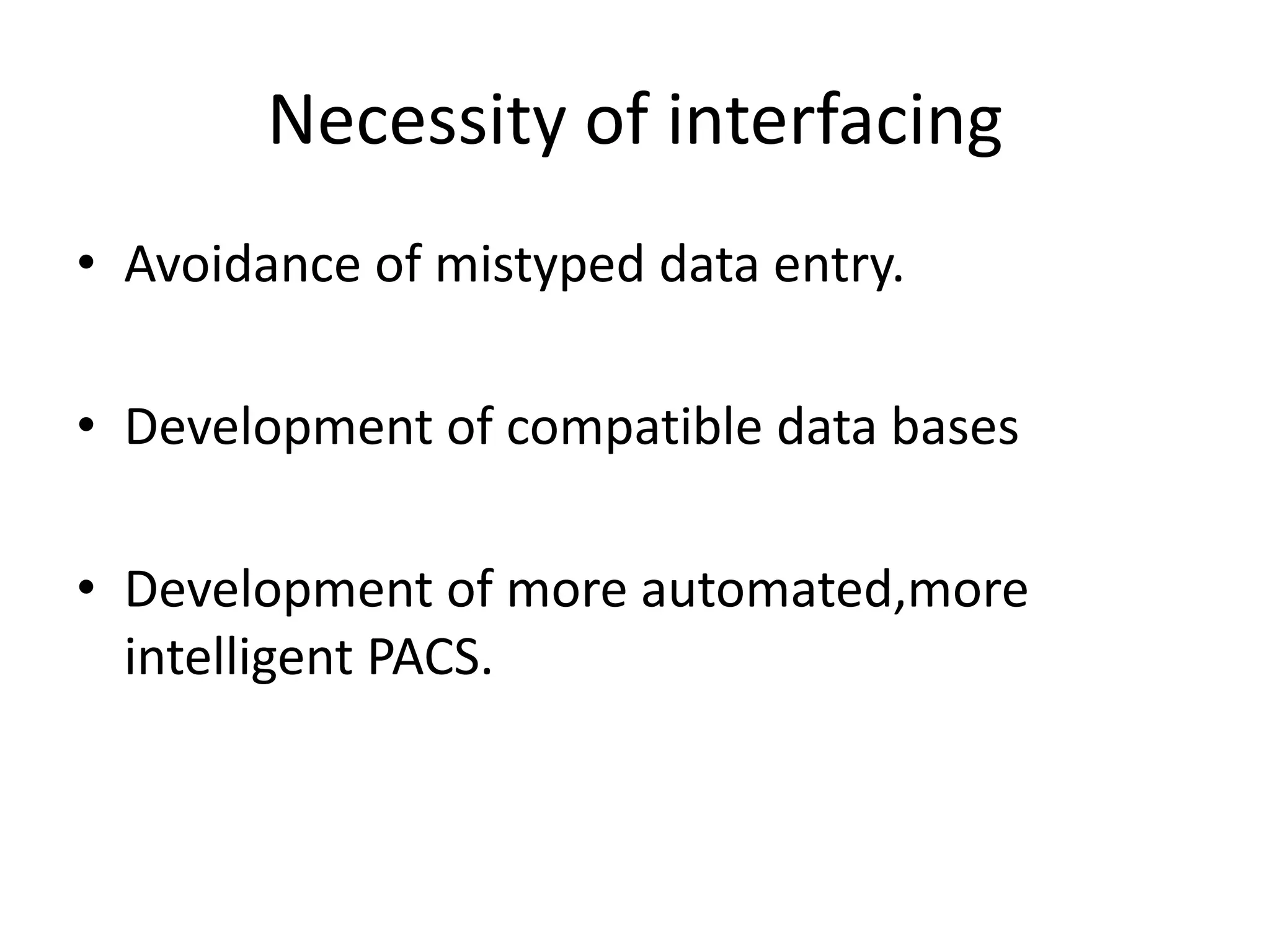 Interface between ris his & pacs | PPTX