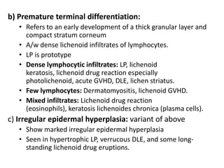 Interface dermatitis tutorial | PPTX