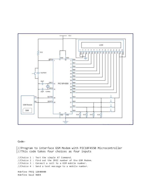 Interface gsm module with pic Interface gsm module with pic