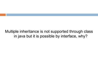 Interface in java | PPT