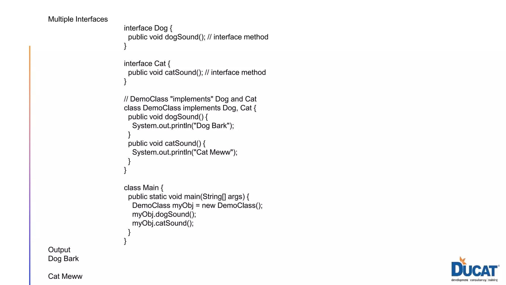 Interface in Java | PPT