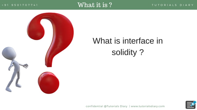 Interface in solidity | PPT