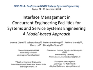 Interface management incose2014_lisi | PDF