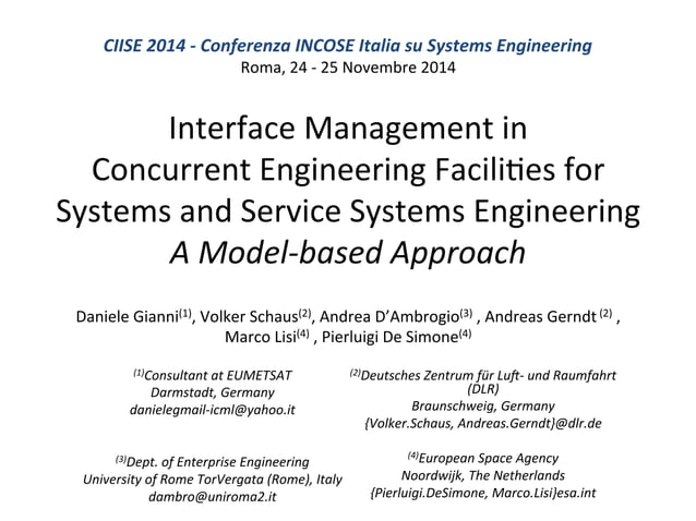 Interface management incose2014_lisi | PDF