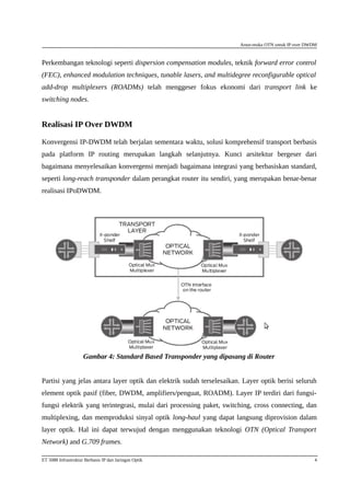 Interface OTN untuk IP over DWDM | PDF