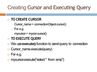 Interface Python with MySQL connectivity.pptx