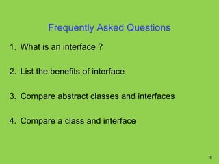 Interfaces | PPT