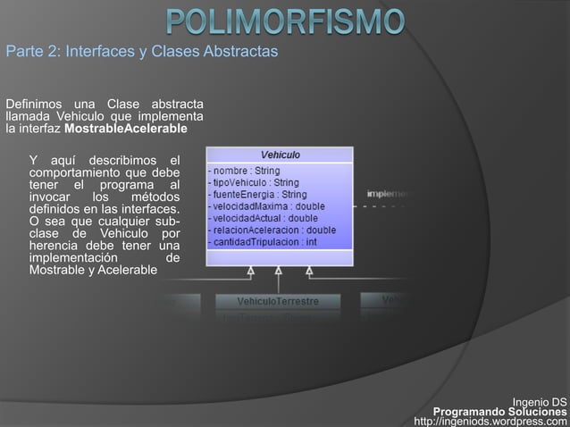Polimorfismo Clases Abstractas Ppt