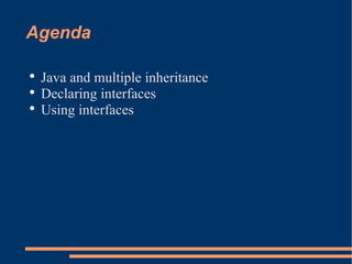 Interfaces In Java | PPT | Programming Languages | Computing