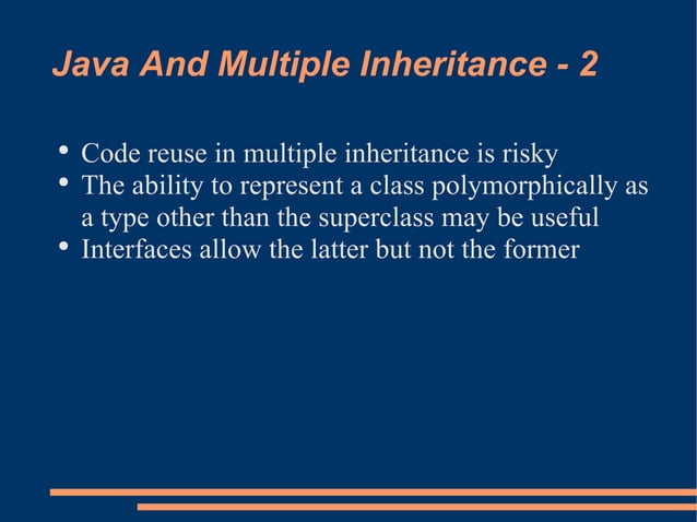 Interfaces In Java | PPT