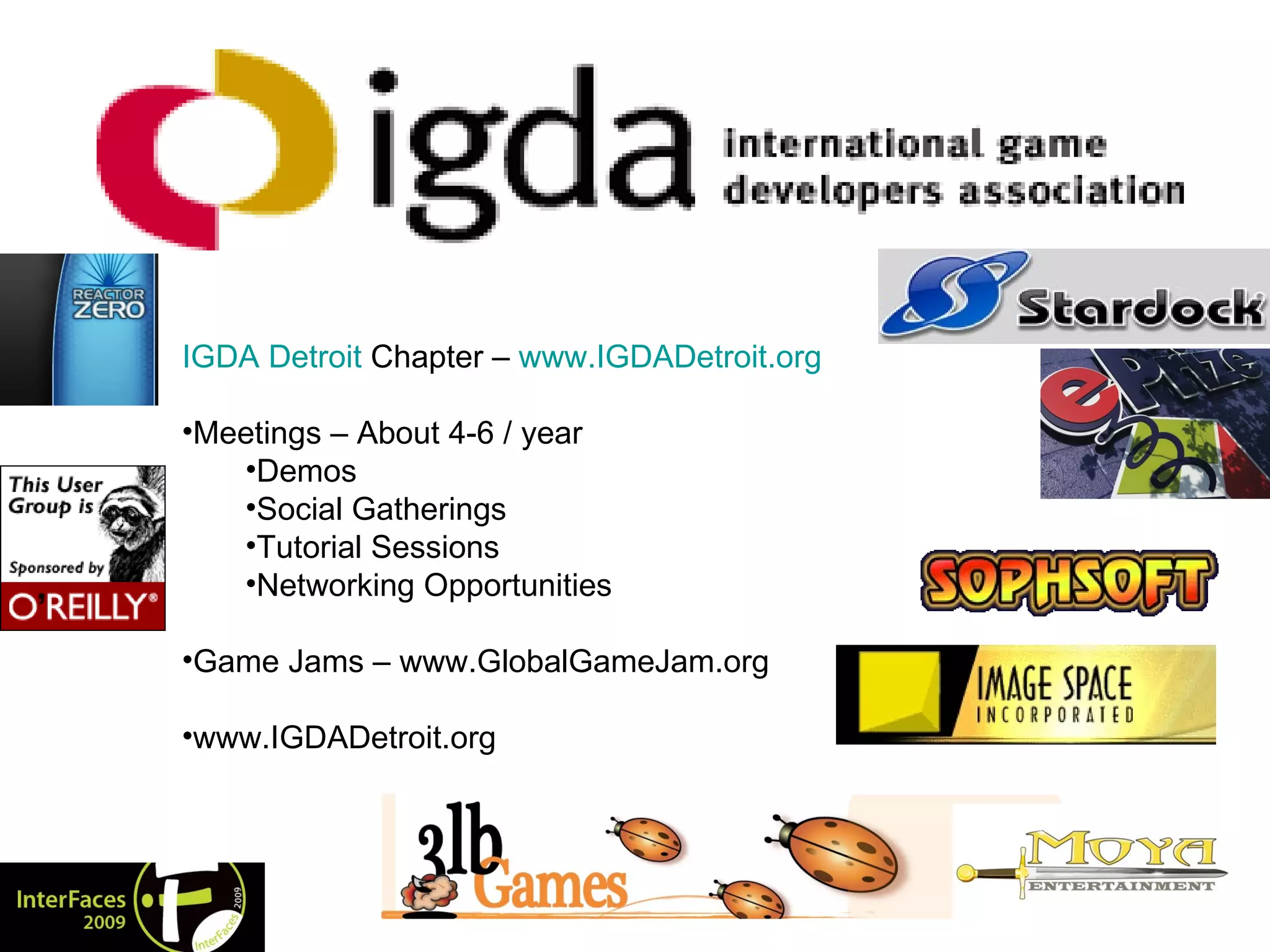 Interfaces 2009 - IGDA Detroit | PPT