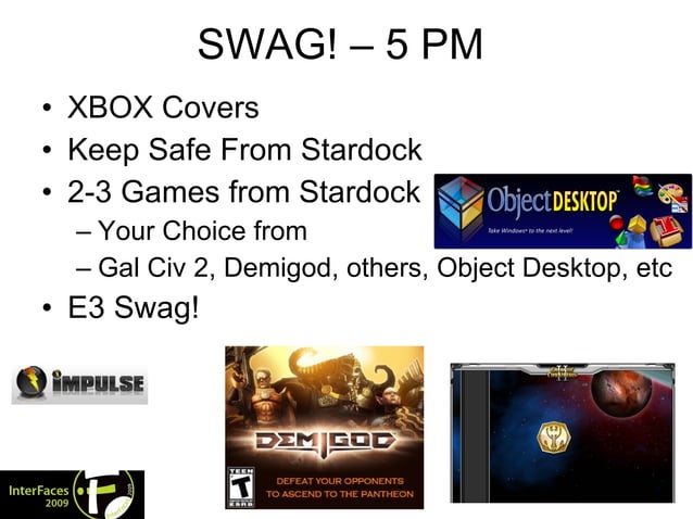 Interfaces 2009 - IGDA Detroit | PPT