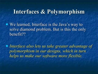 Interfaces & Abstract Classes | PPT | Programming Languages | Computing
