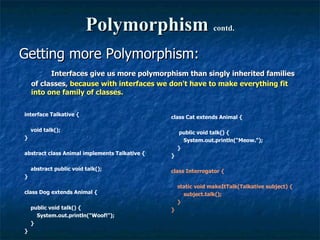 Interfaces & Abstract Classes | PPT | Programming Languages | Computing